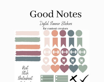 DIGITAL STICKERS Content Creator Stickers Pre-cut | Etsy