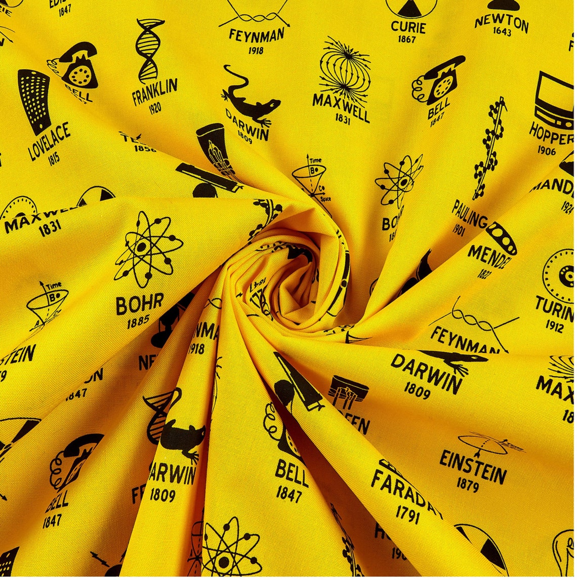 Science Symbols in Yellow From Science Fair by Valerie Wells - Etsy
