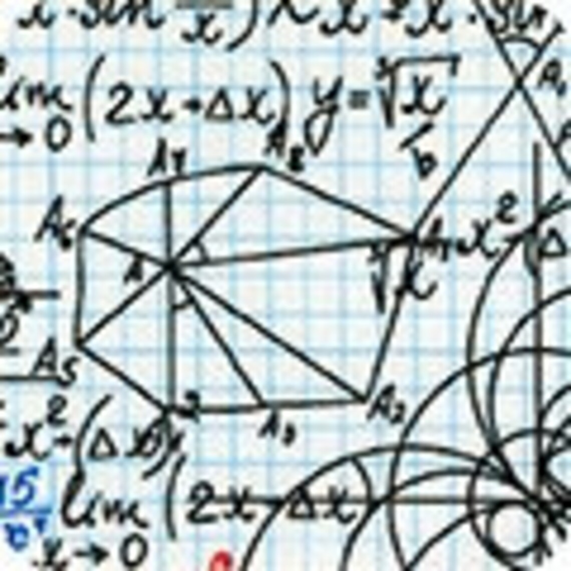 Equations on Graph Paper in White From Out of Print by - Etsy