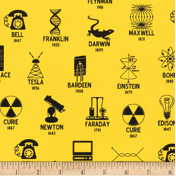 Science Fabric - Etsy