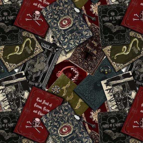 Spooky Spell Books From Wicked for Timeless Treasures - Etsy