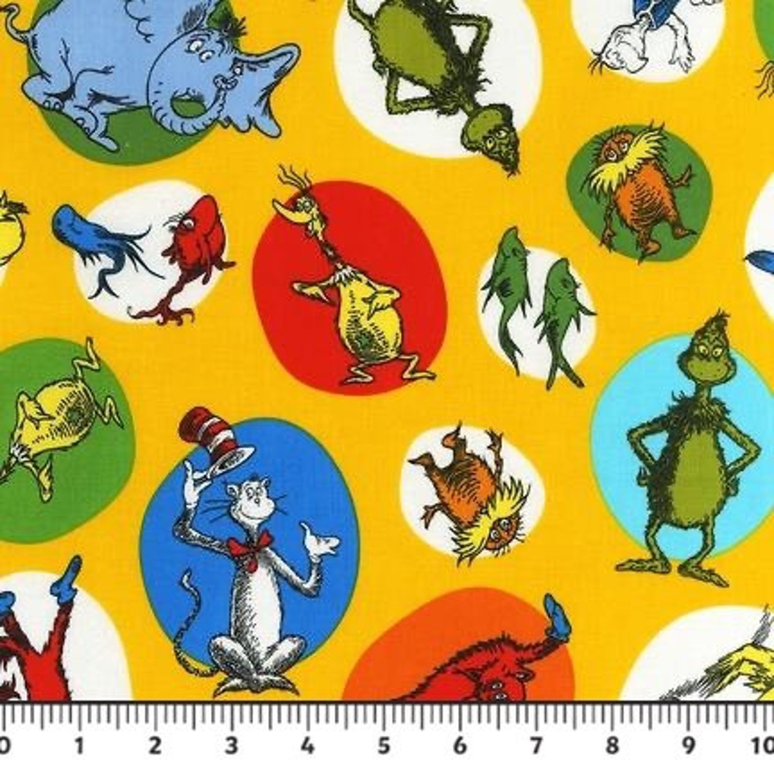 Celebrate Seuss! Seuss Characters in Yellow - by Dr. Seuss Enterprises ...