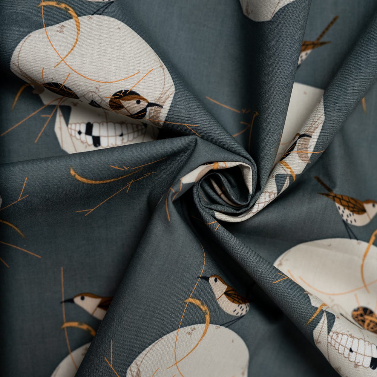 Wrented by Charley Harper for Birch Fabrics 100% ORGANIC - Etsy