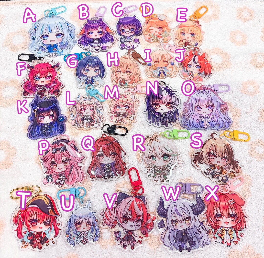 Hololive 2 Inch Keychains - Etsy