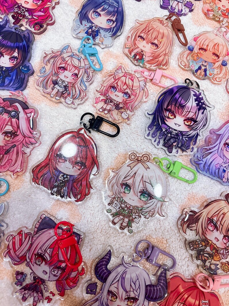 Hololive 2 Inch Keychains - Etsy