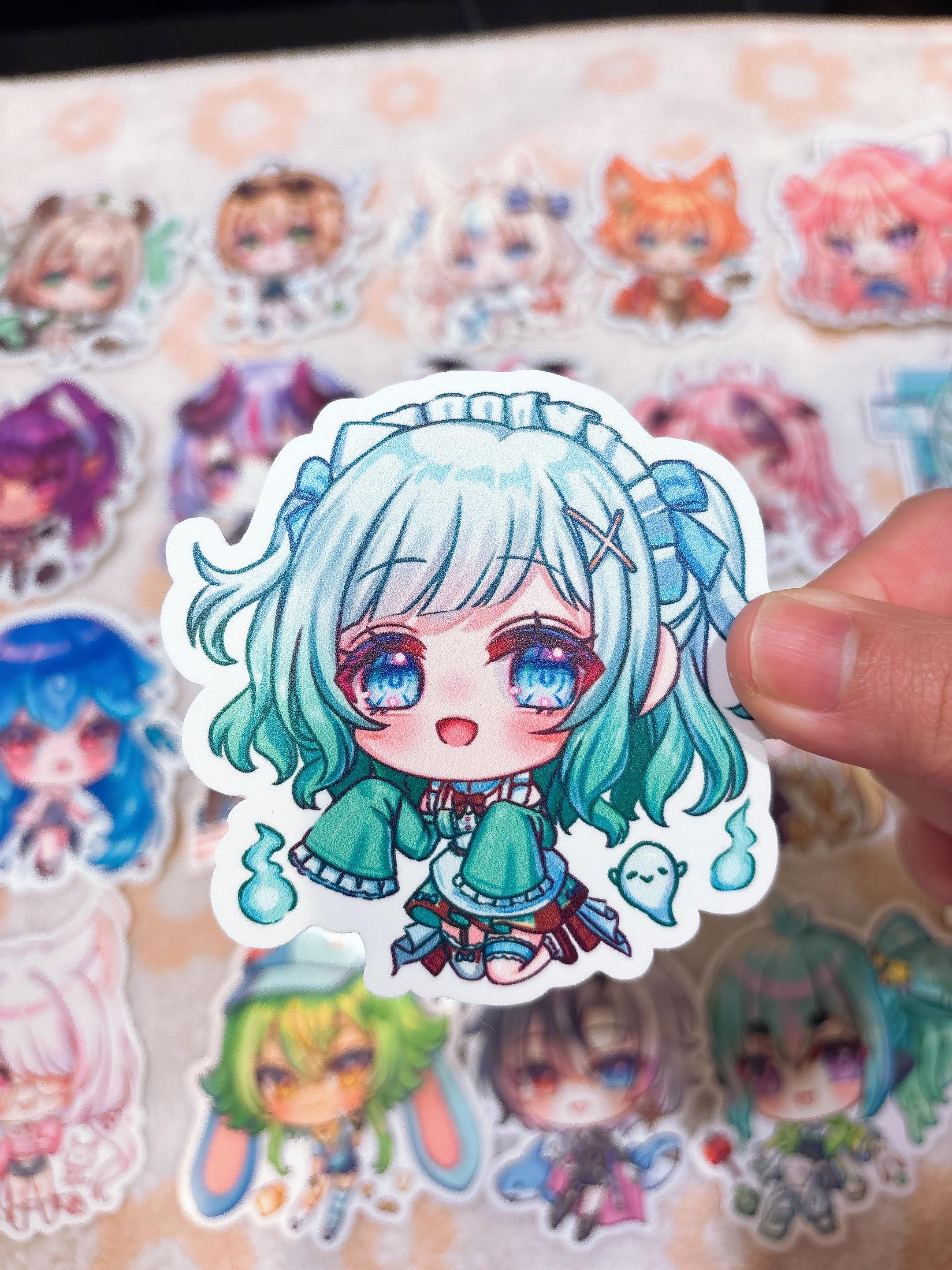 Indie Vtuber Stickers Bao Dokibird Mint Chikafuji Lisa Ironmouse Dooby ...