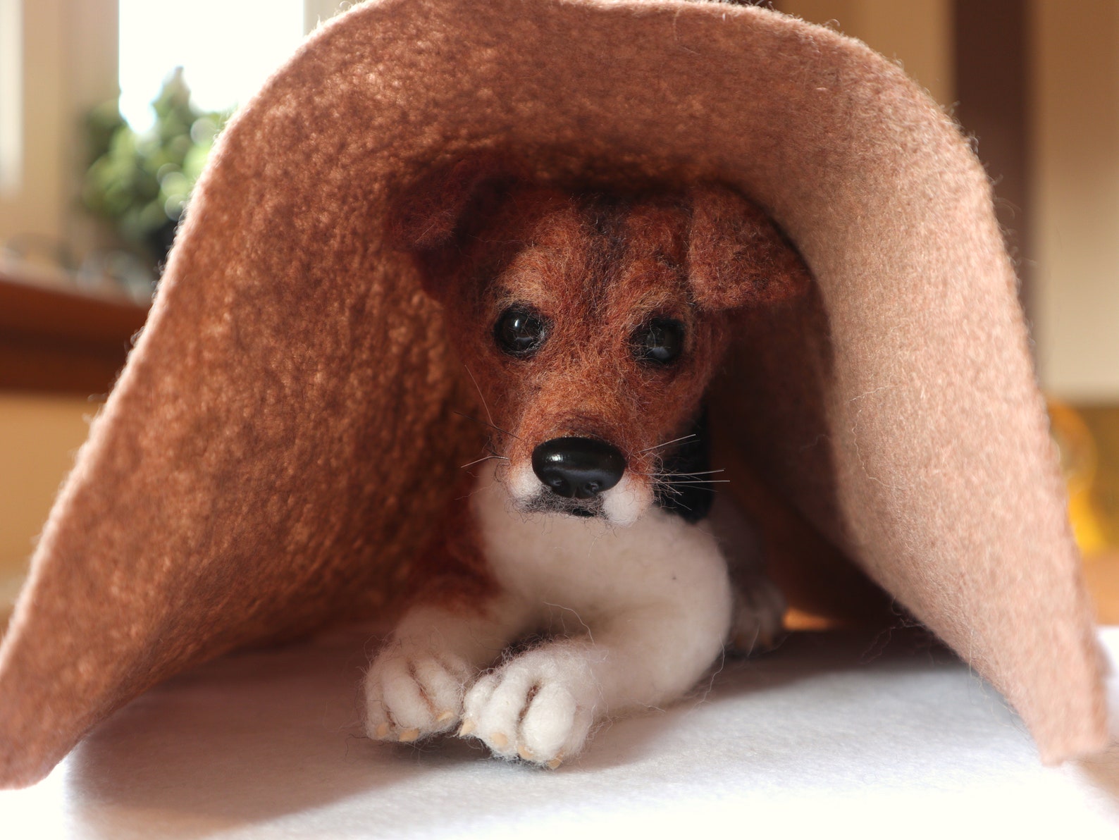 16cm Custom Felted Dog Sculpture/replica Dog Portrait; Custom Dog ...