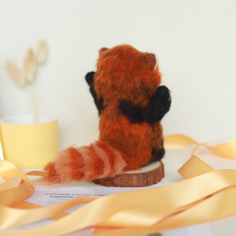 Custom Felted Red Panda Sculpture/Replica Red Panda Needle | Etsy