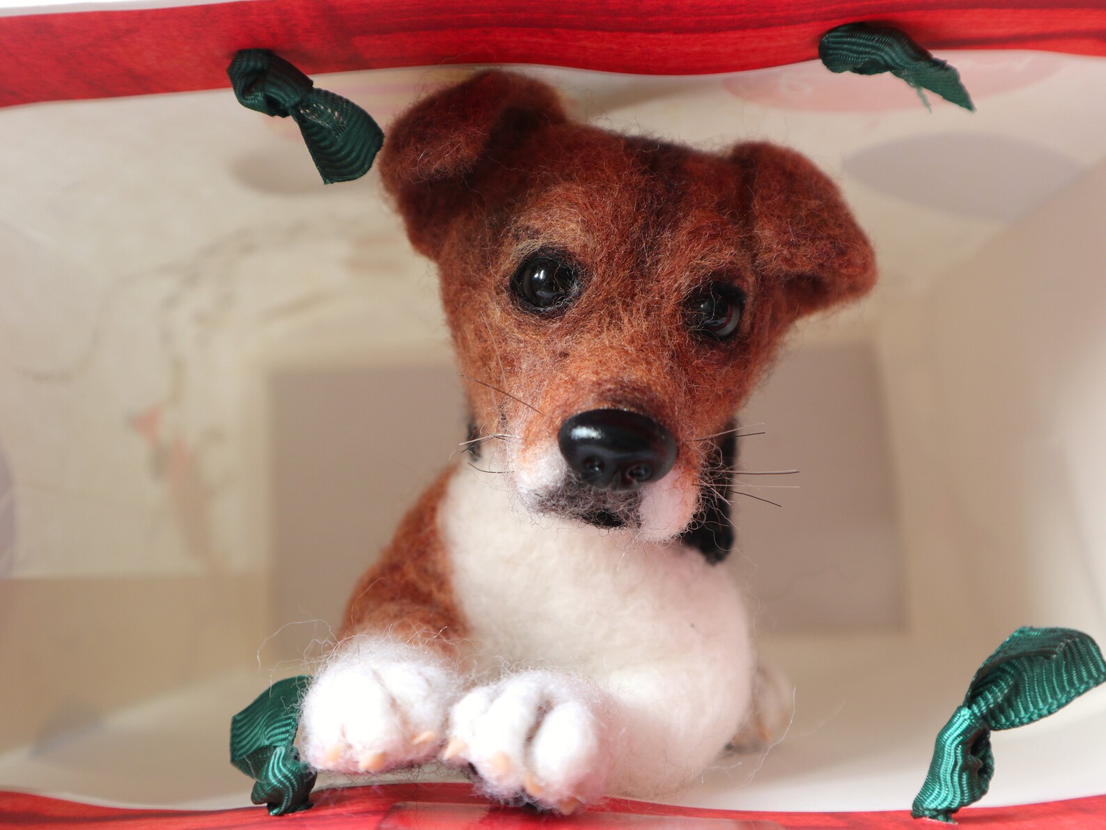 16cm Custom Felted Dog Sculpture/replica Dog Portrait; Custom Dog ...