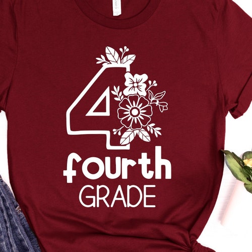 Fourth Grade Teacher Svg 4th Grade Teacher Svg Back to - Etsy