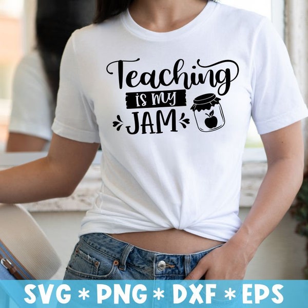 Teaching is My Jam Svg - Etsy
