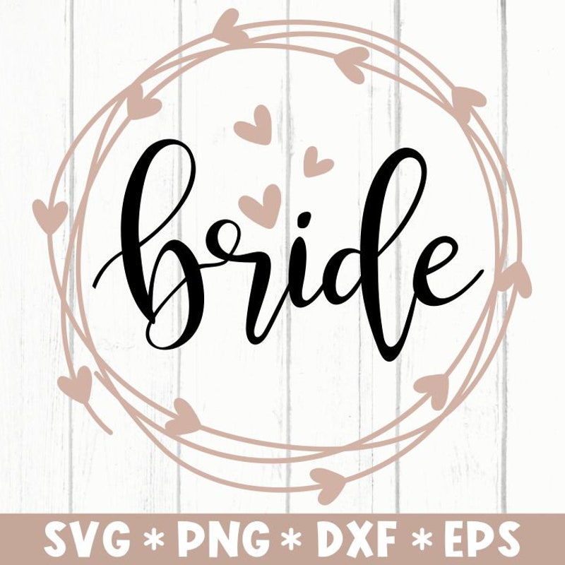 Bride Svg - Etsy