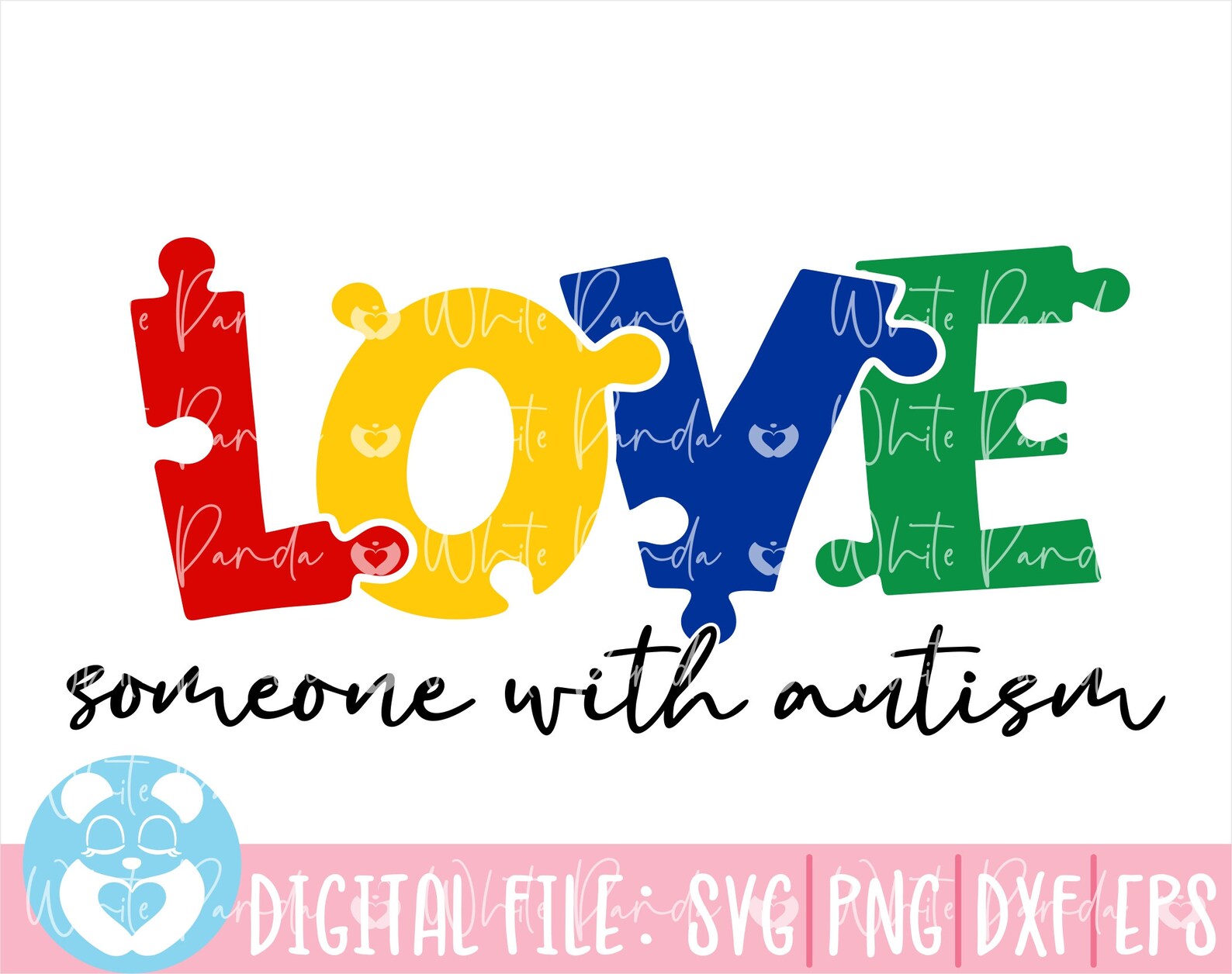 Autism Svg Autism Puzzle Love Svg Autism Awareness Svg Love - Etsy