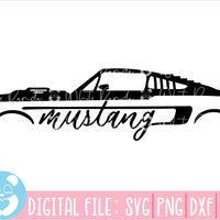 Ford Mustang Fox Body Vector Svg - Cut File + Pdf Png Eps Dxf - Etsy