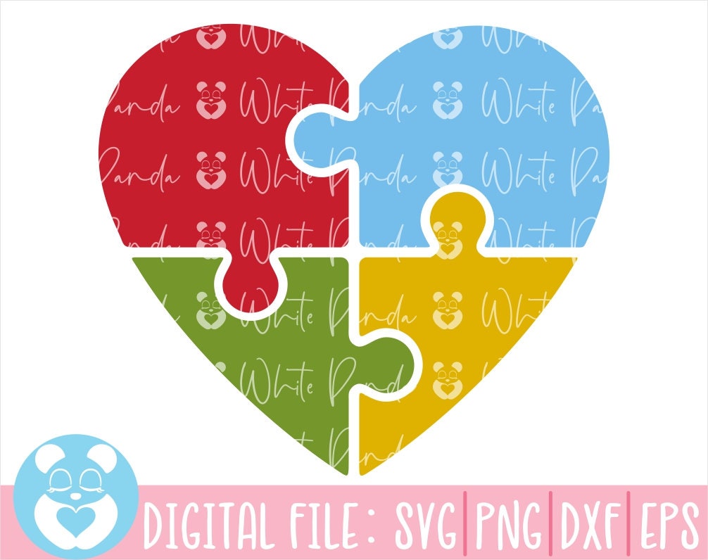 Autism Svg, Puzzle Svg, Puzzle Piece Svg, Heart Svg, Awareness Svg ...