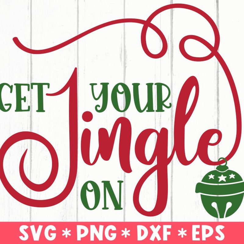 Jingle Bells Xmas Card - Etsy