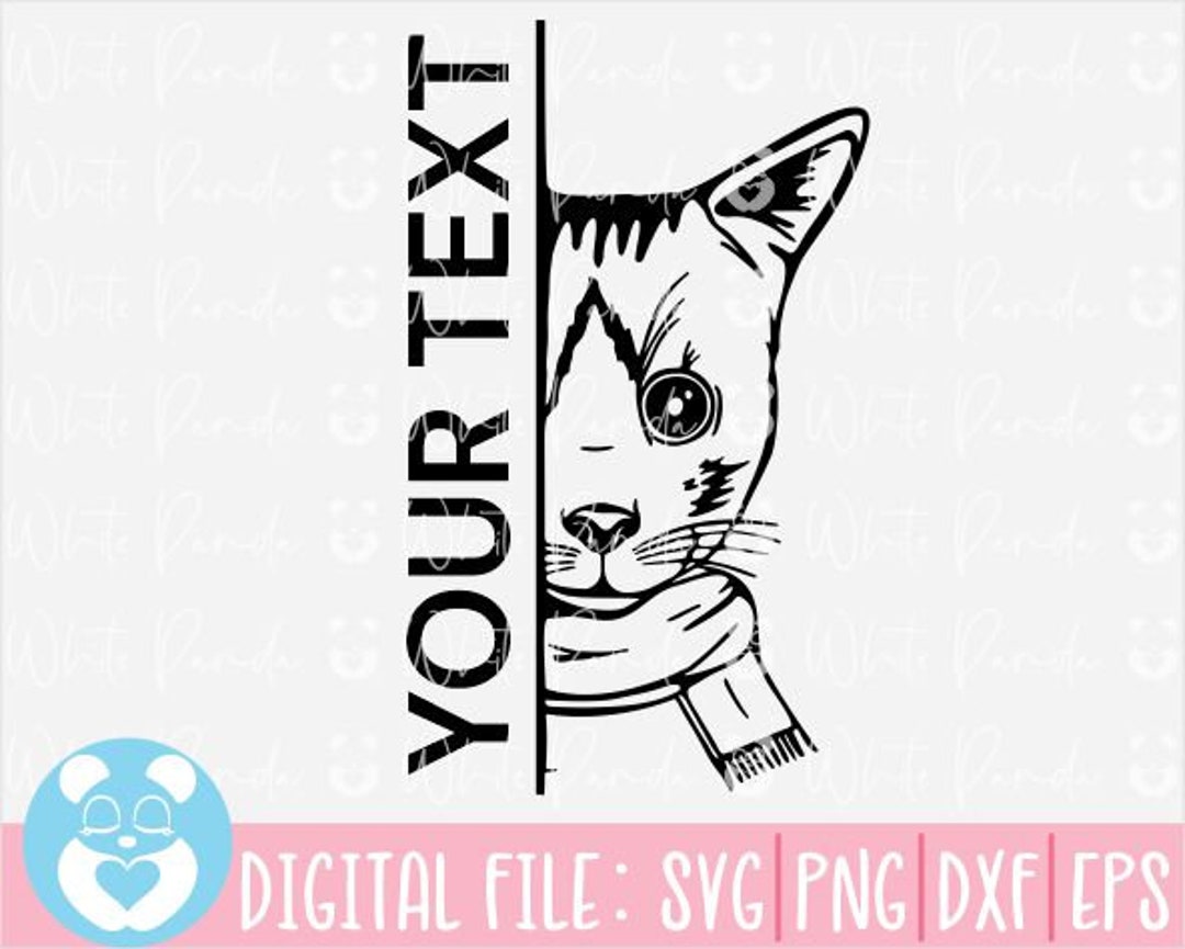 Cat Svg,cat Monogram Svg,animal Svg,cat Svg File for Cricut,cat Clipart ...