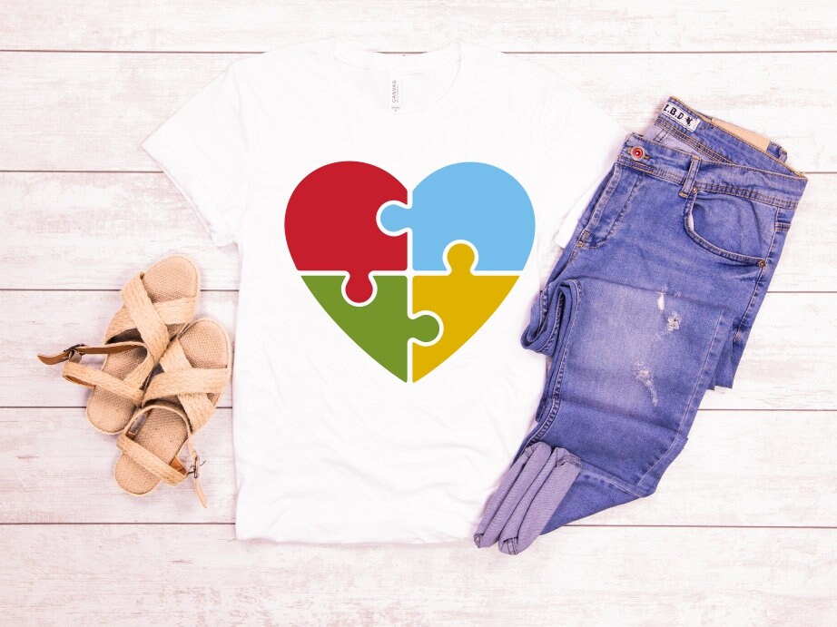 Autism Svg, Puzzle Svg, Puzzle Piece Svg, Heart Svg, Awareness Svg ...