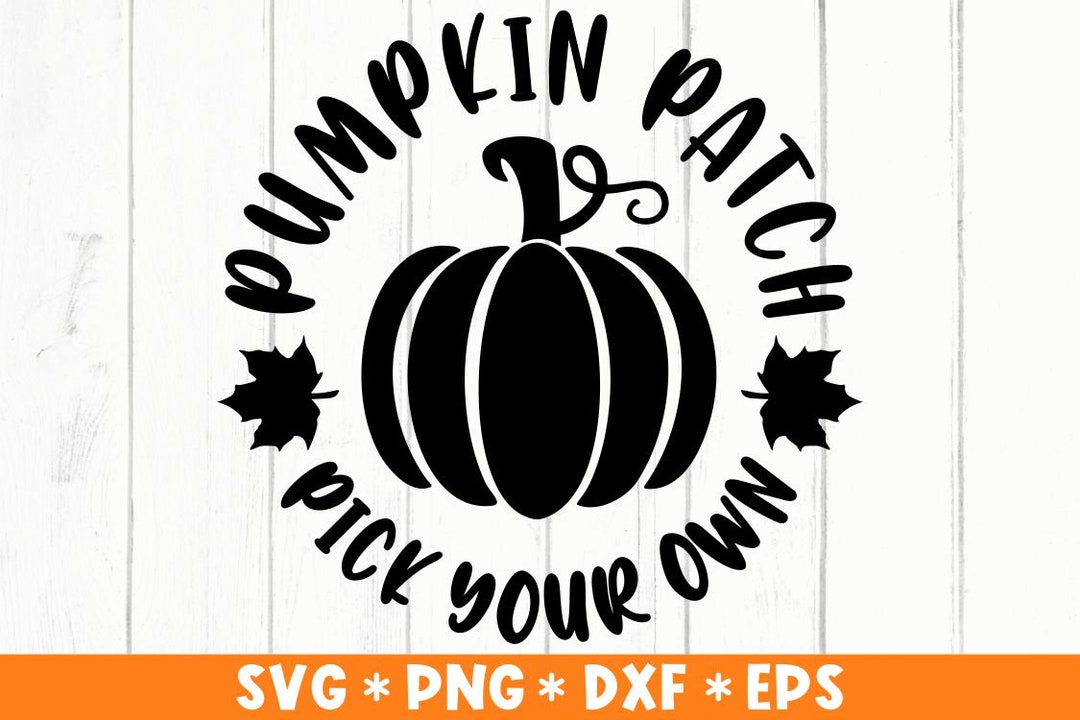Pumpkin Patch Pick Your Own Svg, Autumn, Pumpkin Svg,fall Svg,pumpkin ...
