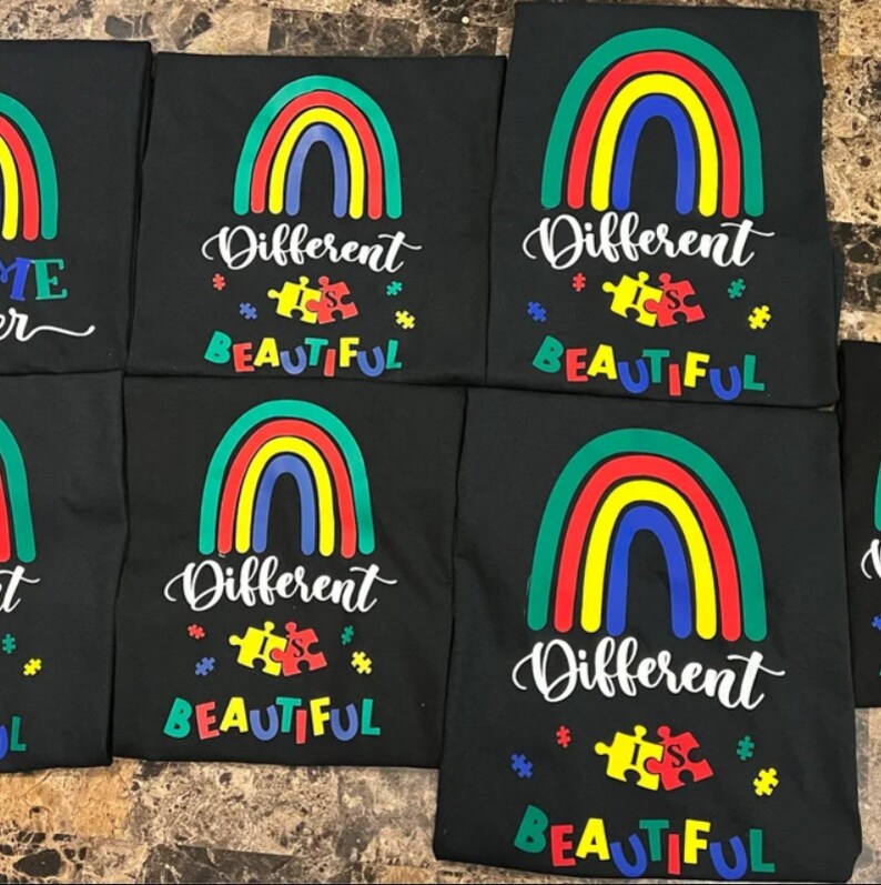 Autism Different is Beautiful Svg File, Autism Svg, Autism Awareness ...