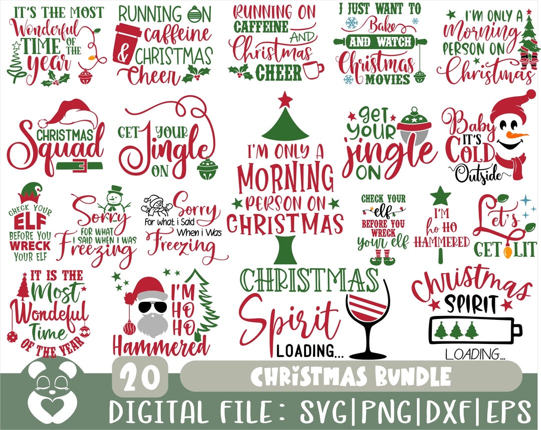 Christmas Svg Bundle, Christmas Quotes Svg, Christmas Svg, Christmas ...