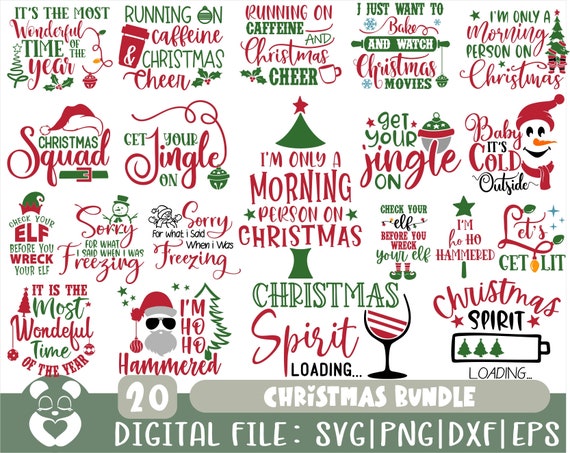 Christmas Svg Bundle Christmas Quotes Svg Christmas Svg - Etsy
