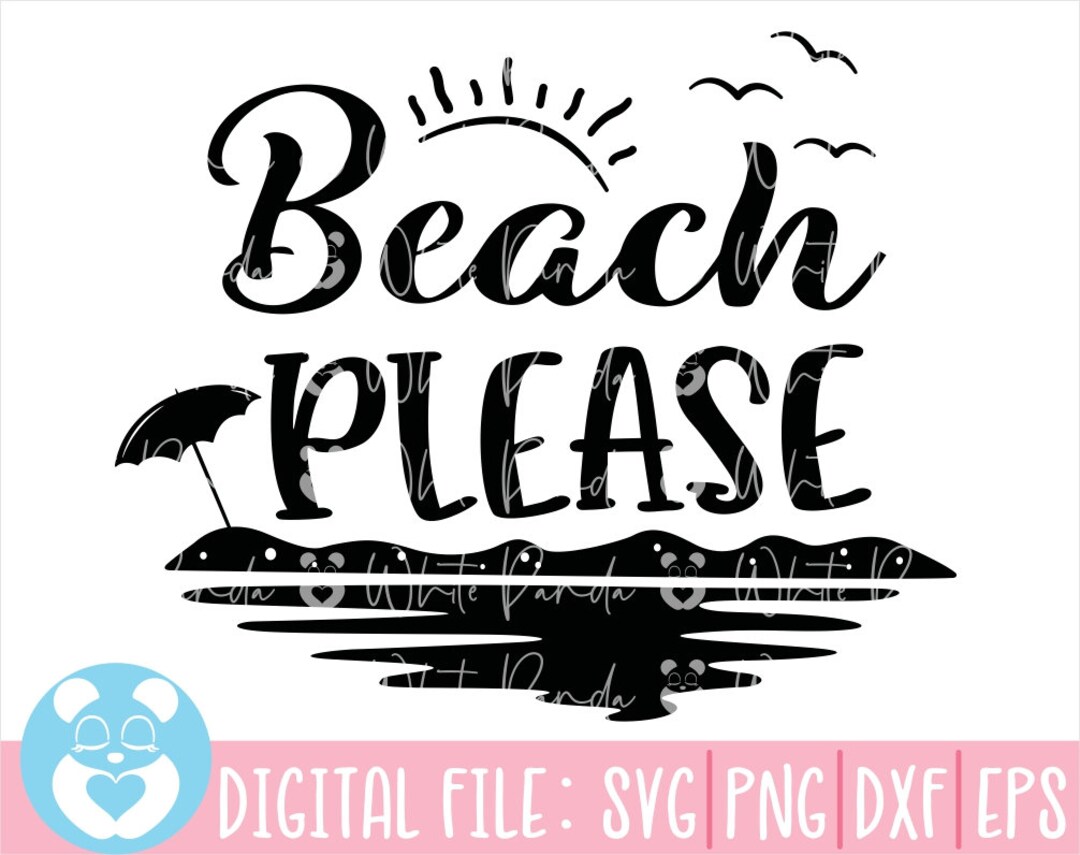 Strand gelieve Svg, zomer Svg, vakantie Svg, strandleven Svg, Sea Life ...