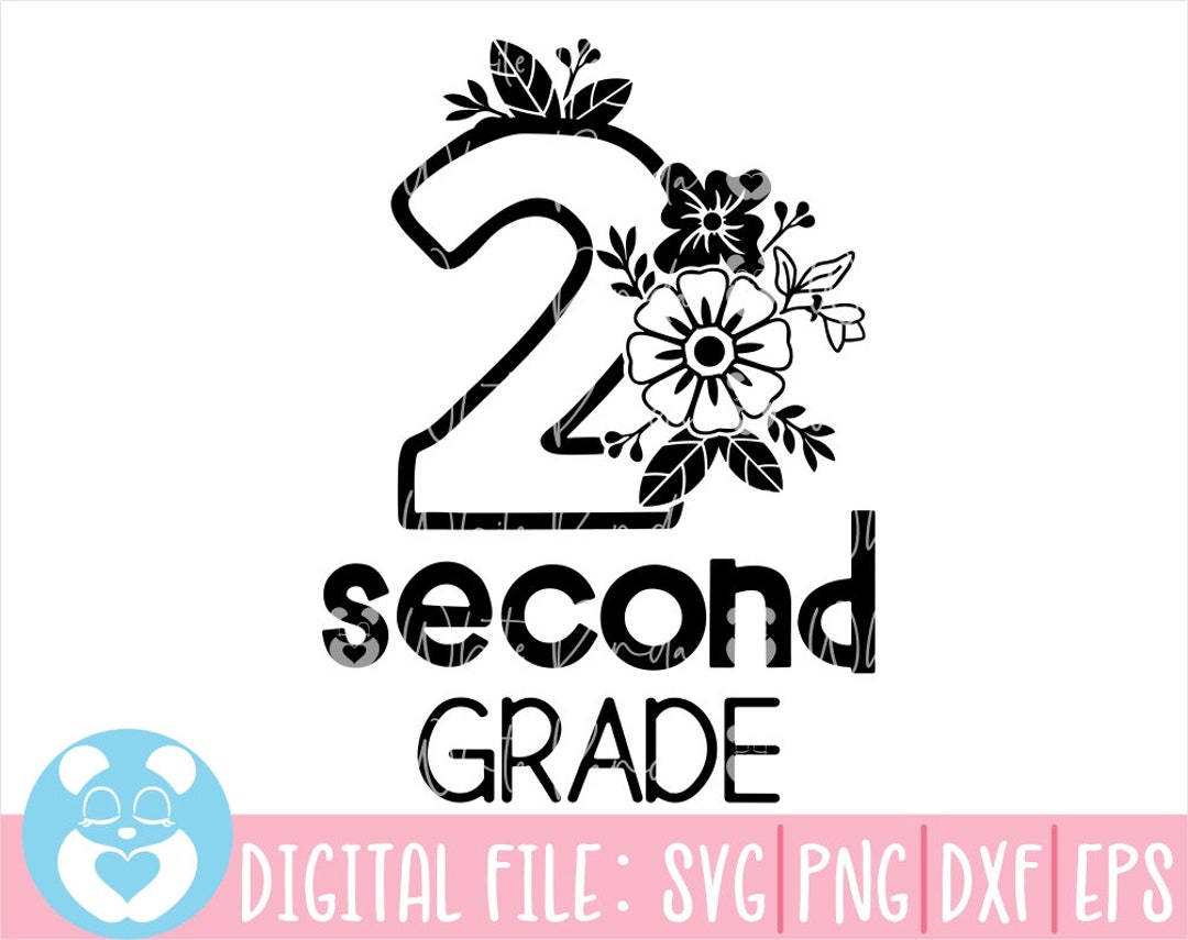 Segundo grado Svg, 2do grado Svg, Camisa de 2do grado Svg, Escuela Svg ...
