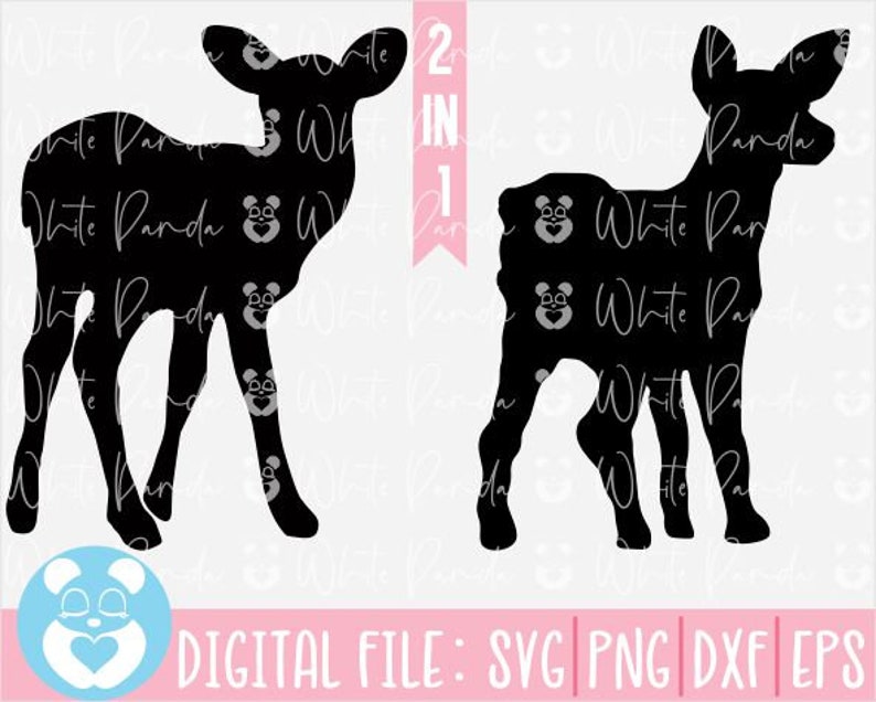 Fawn Svgbuck Svg Hunting Svgfawn Svgdeer for Cricutdeer - Etsy