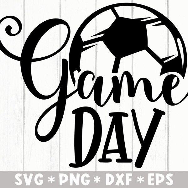 Soccer Game Day Svg - Etsy