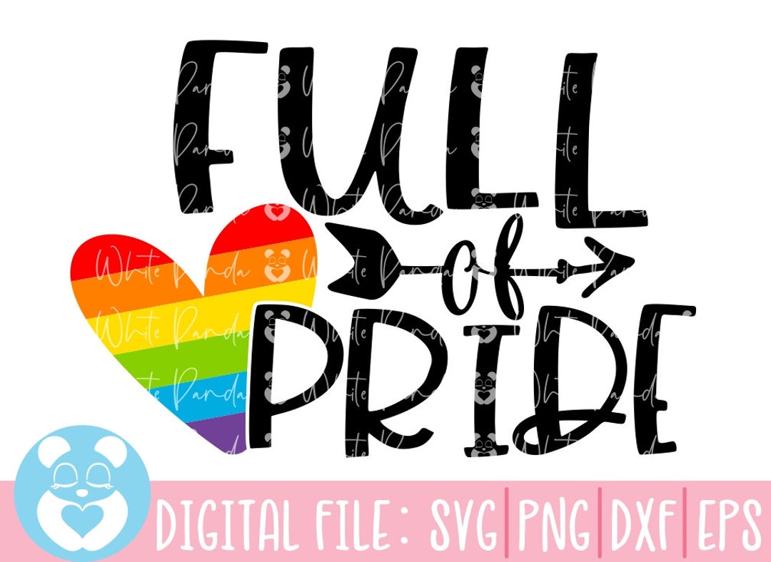 Full of Pride, Gay Pride Svg Bundle, LGBT Svg Bundle, Gay Svg, Pride ...