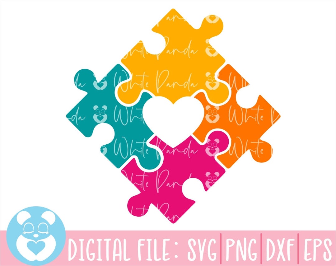 Autism Svg, Puzzle Svg, Puzzle Piece Svg, Heart Svg, Awareness Svg ...