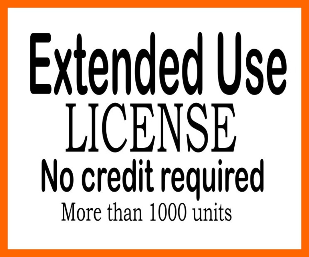 Extended License for Commercial Use , All Design in the Bundle Not in ...