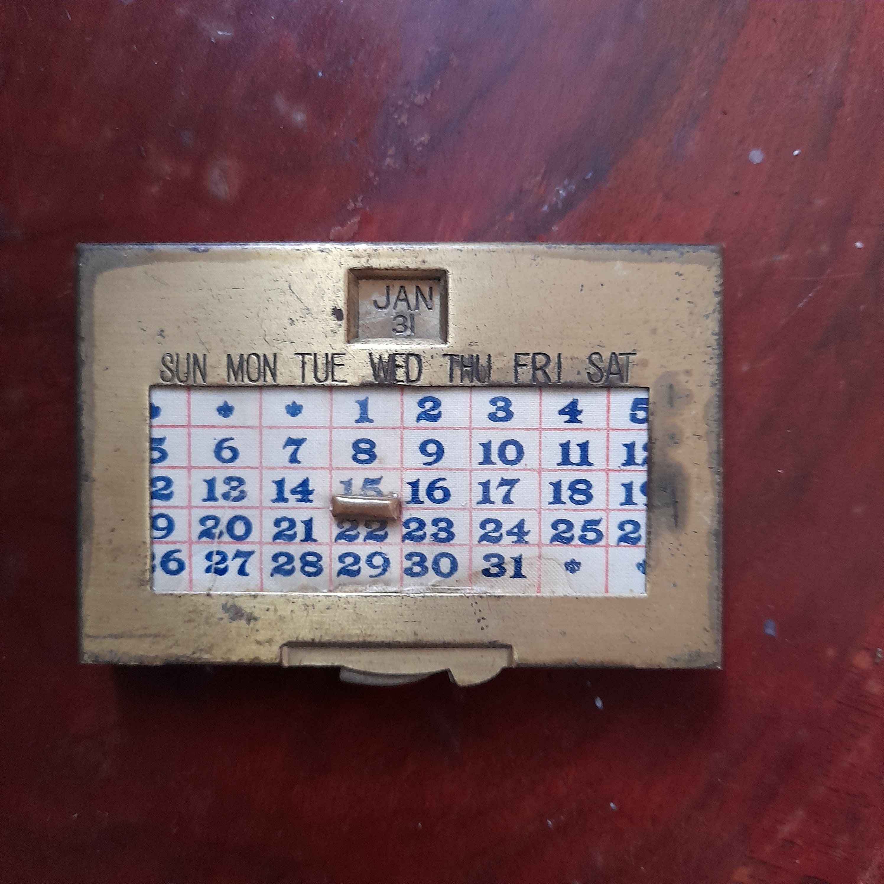 Collectable Antique Brass Perpetual Calendar// K&co 1928 - Etsy