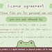 Cute Frog Undated Daily Planner | Kawaii Printable (digital Download ...