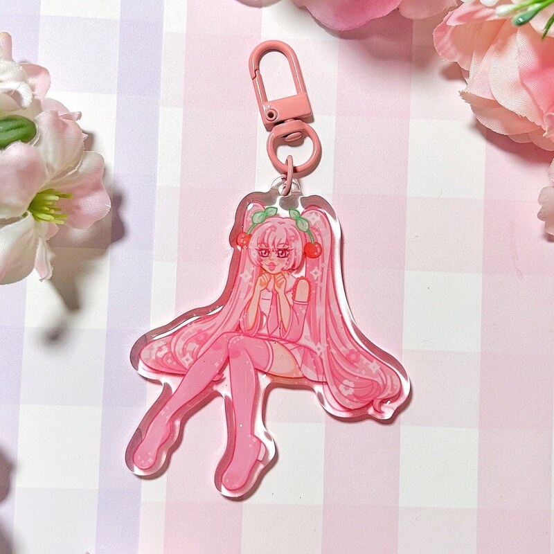 Cute Anime Keychains - Etsy