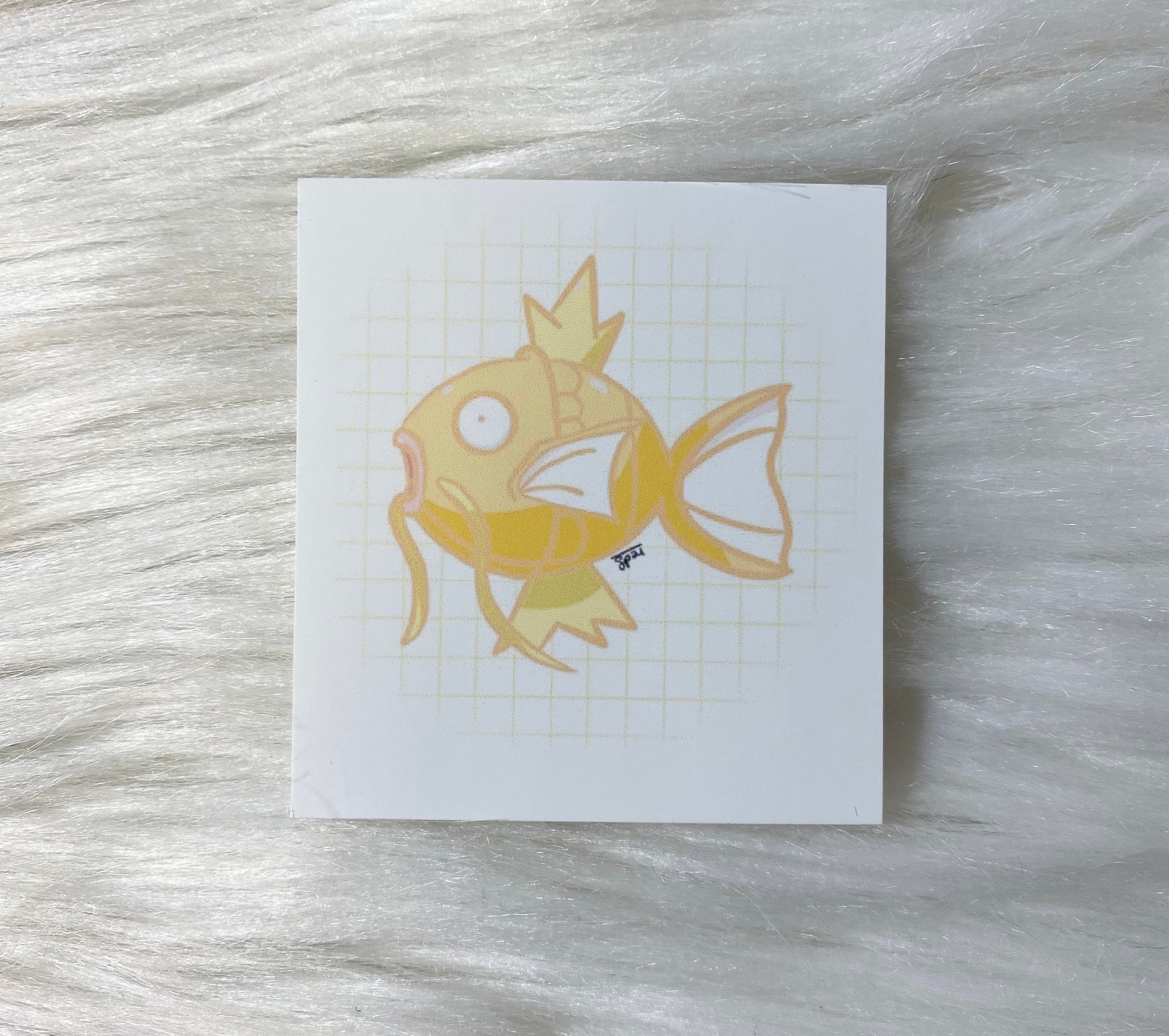 Stickers, Labels & Tags Paper Magikarp • Pastel Kawaii Glossy Vinyl ...