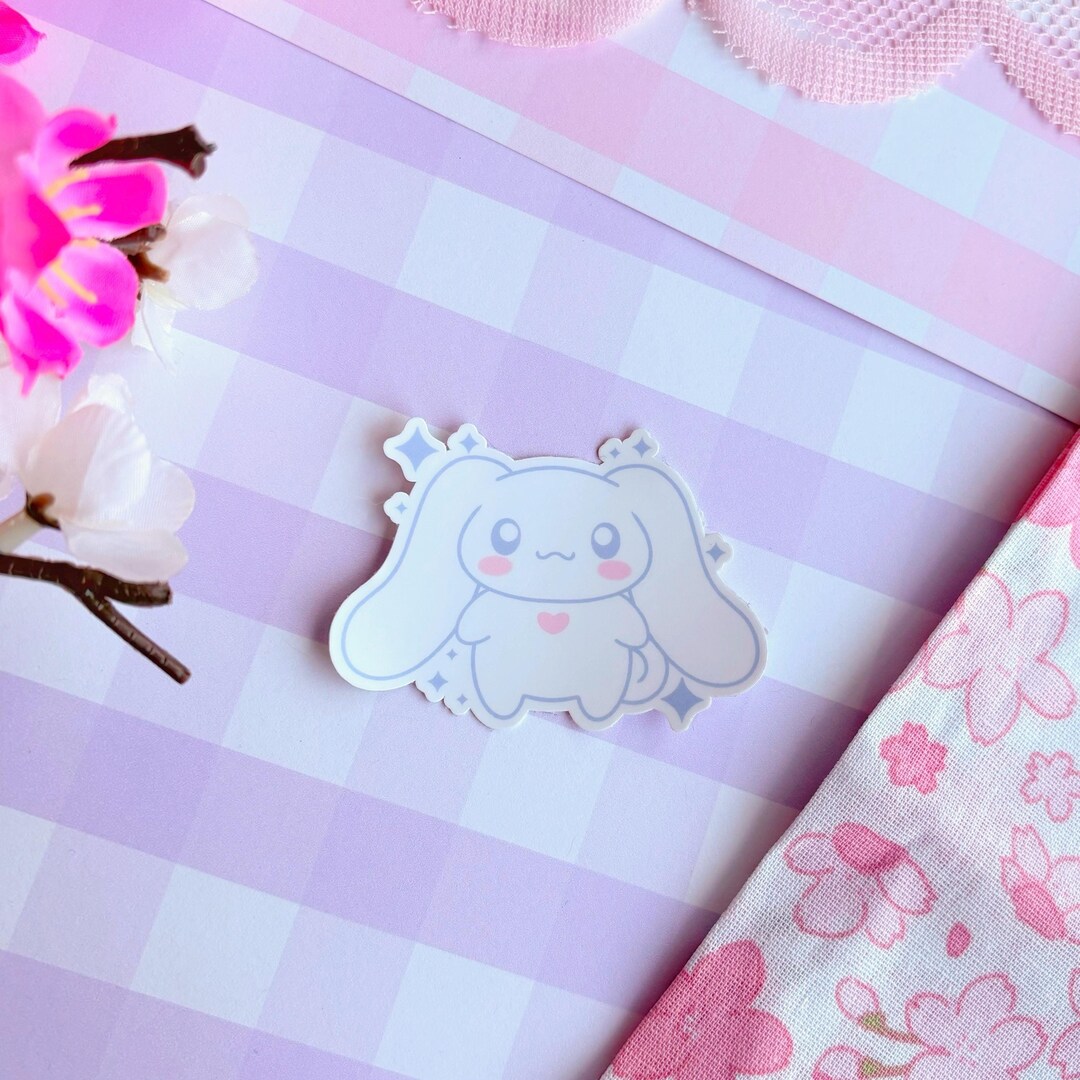 Cinna Matte Vinyl Sticker - Pastel Stars Kawaii Cute Water Bottle ...