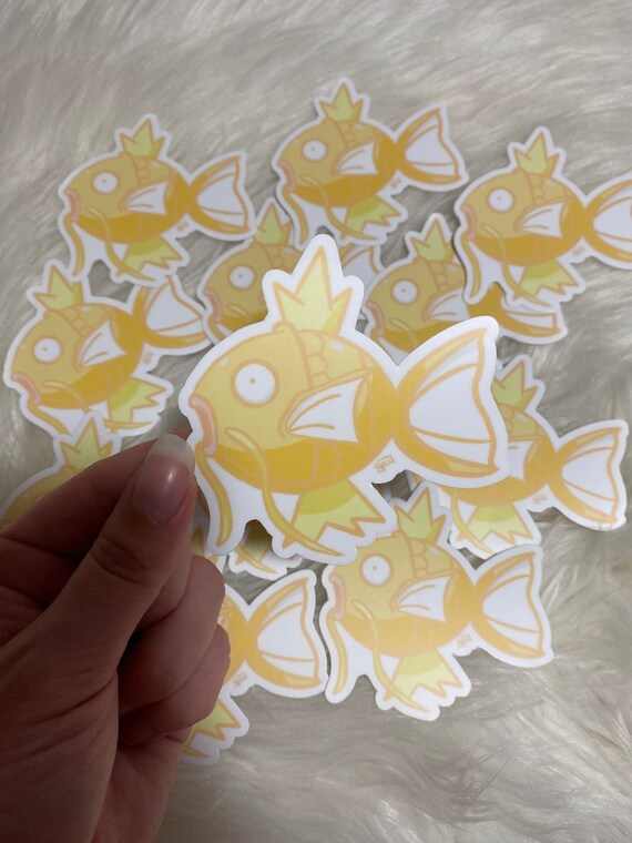 Stickers, Labels & Tags Paper Magikarp • Pastel Kawaii Glossy Vinyl ...