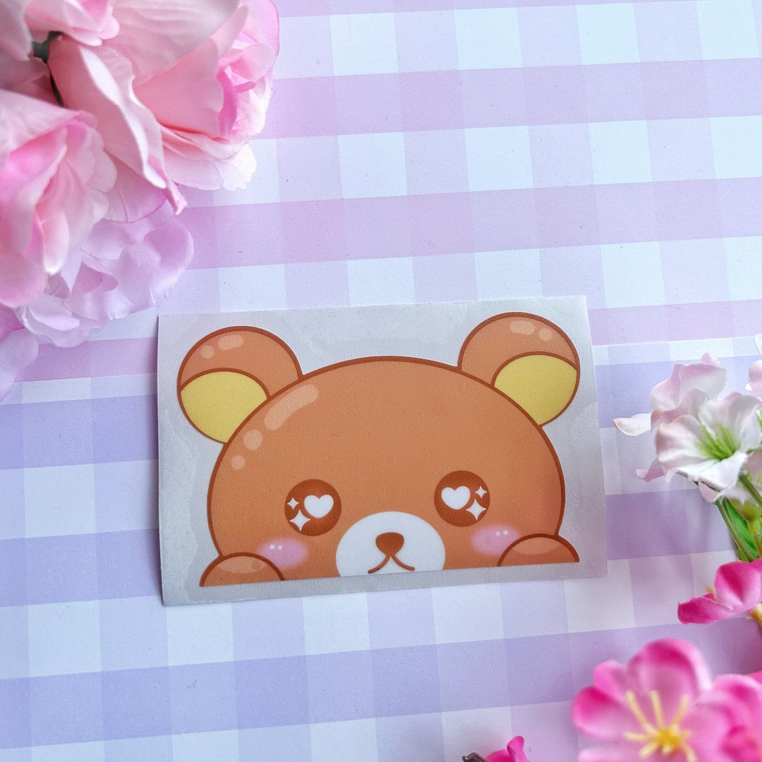 Rila Bear Peeker - Car Decal Peeker Sticker Uv Outdoor Waterproof Car ...