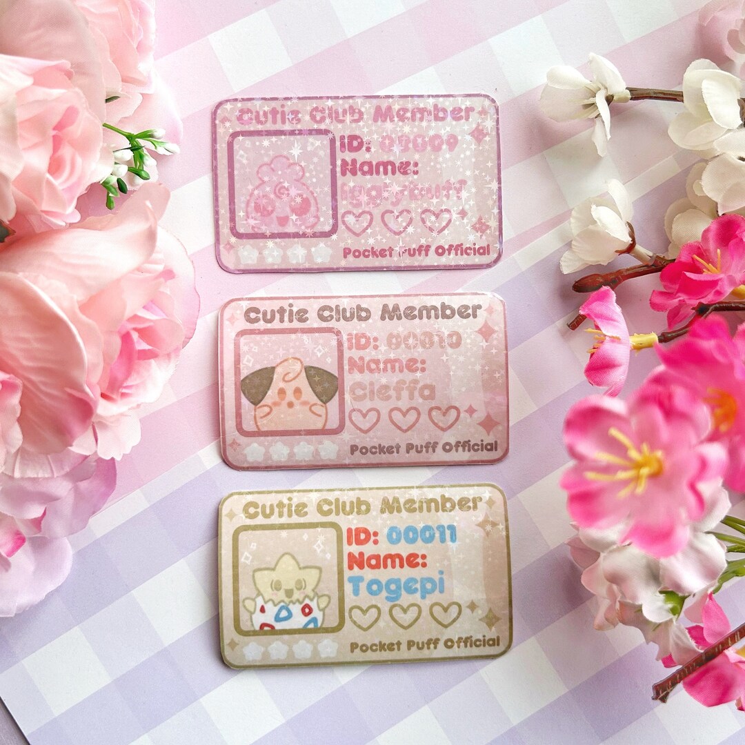 Cutie Club ID Cards - Trading Cards Collecting Cards Photo Cards Id ...