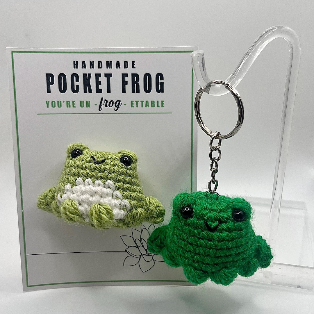 Handmade Pocket Frog - Etsy