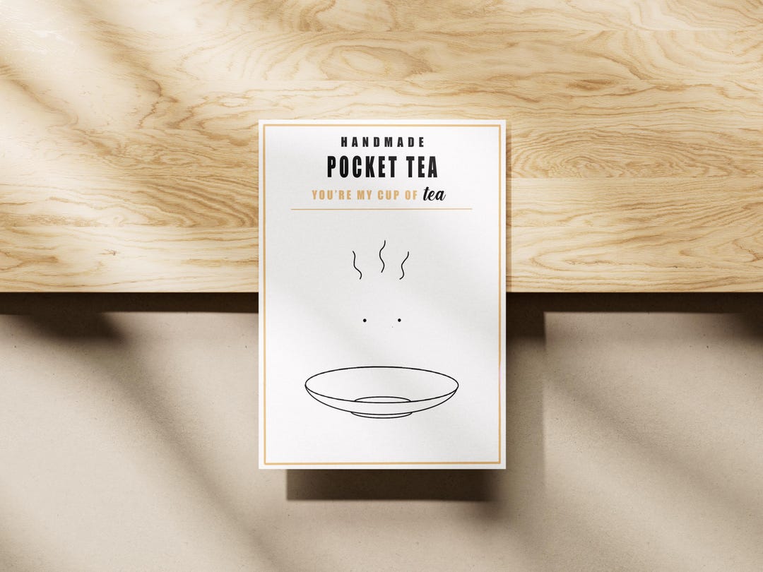 DIGITAL DOWNLOAD - Tea Backing Cards - Etsy UK