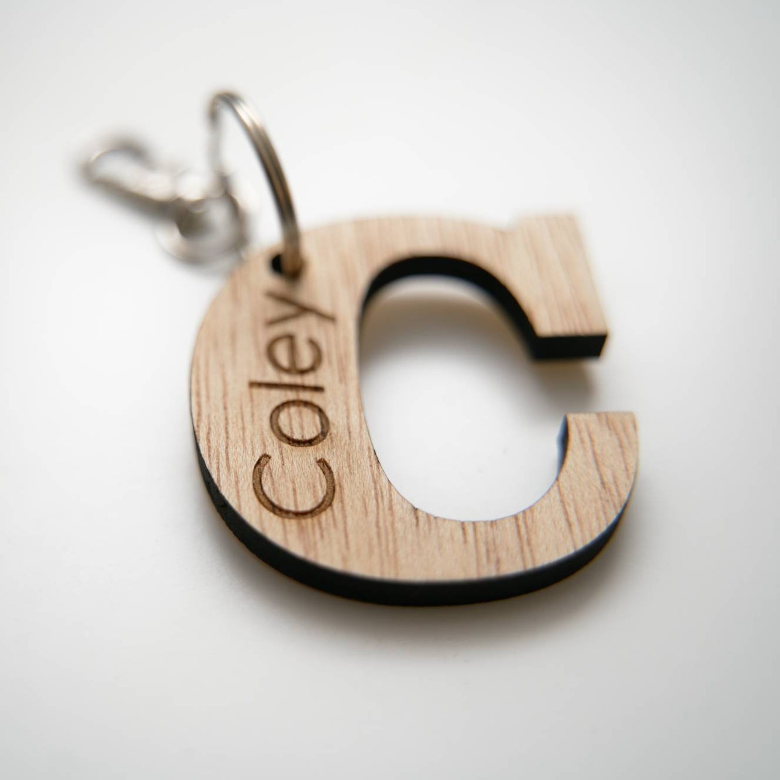 Personalized Name Keychain, Custom Name Keychain, Wood Keychain, Name ...