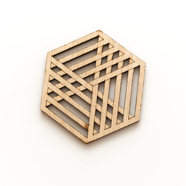 Hexagon Coasters - Etsy