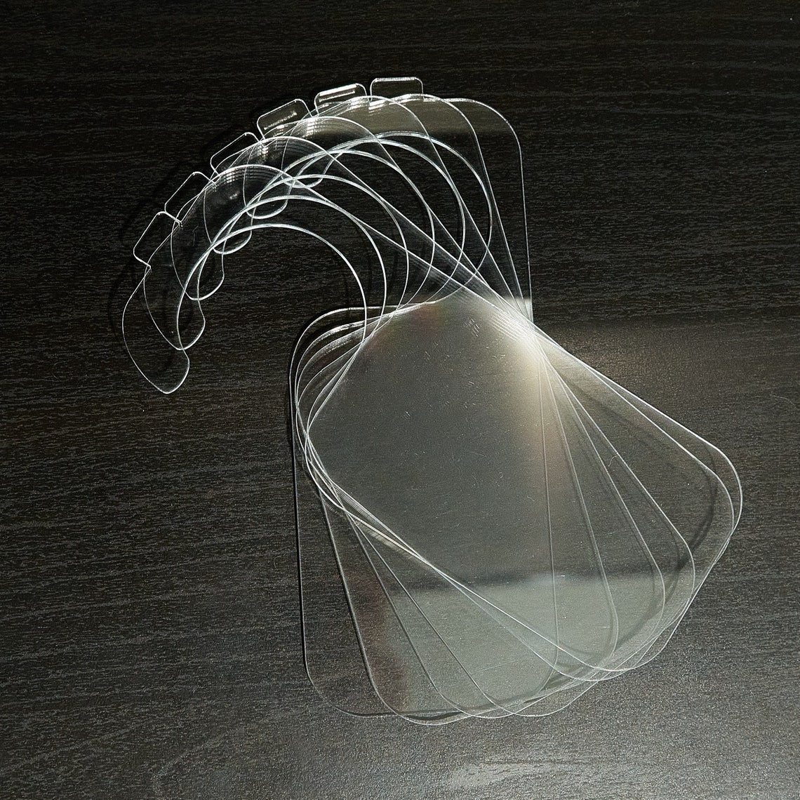 6 Blank Acrylic Hangers Plain Clear Acrylic Clothes Dividers - Etsy