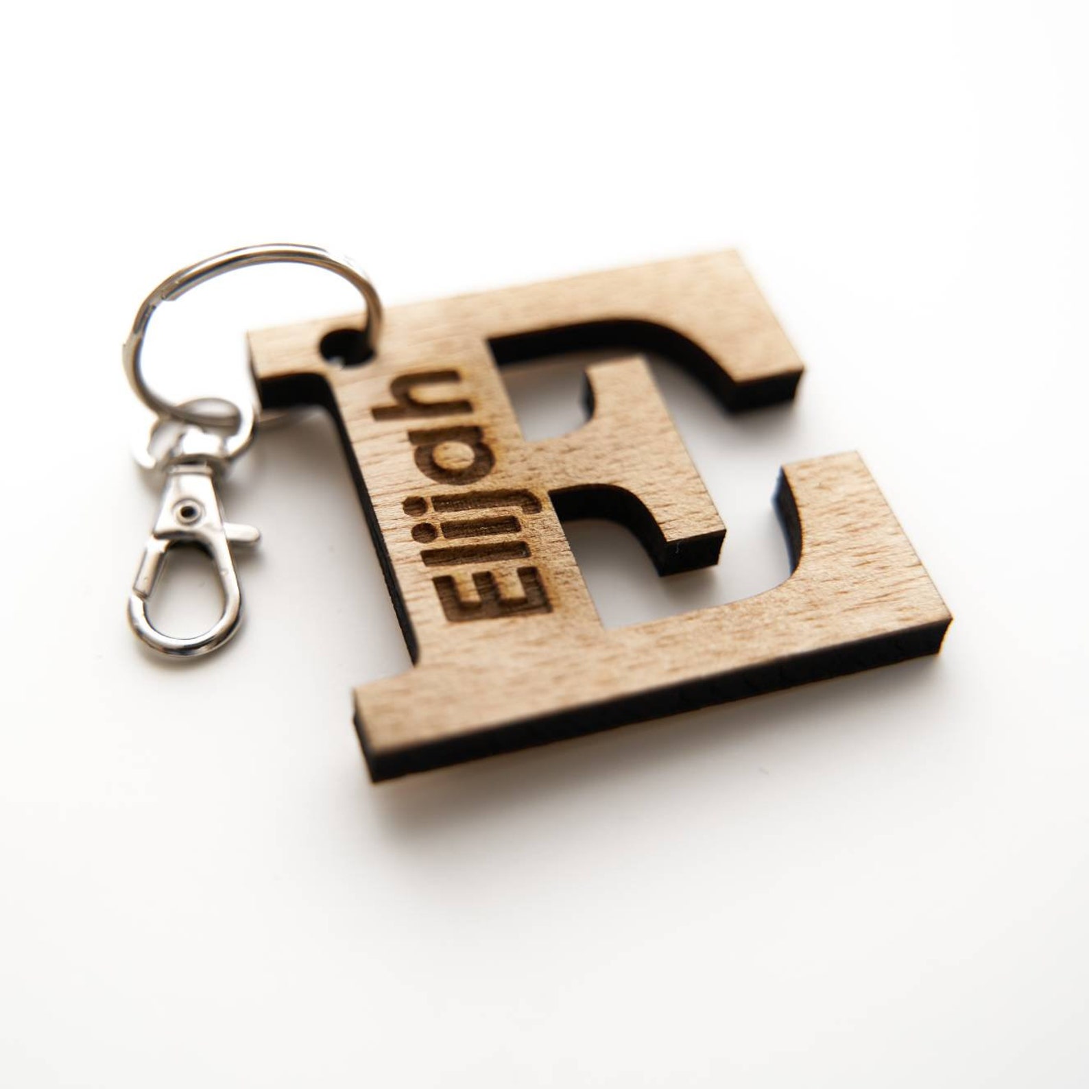 Personalized Name Keychain, Custom Name Keychain, Wood Keychain, Name ...