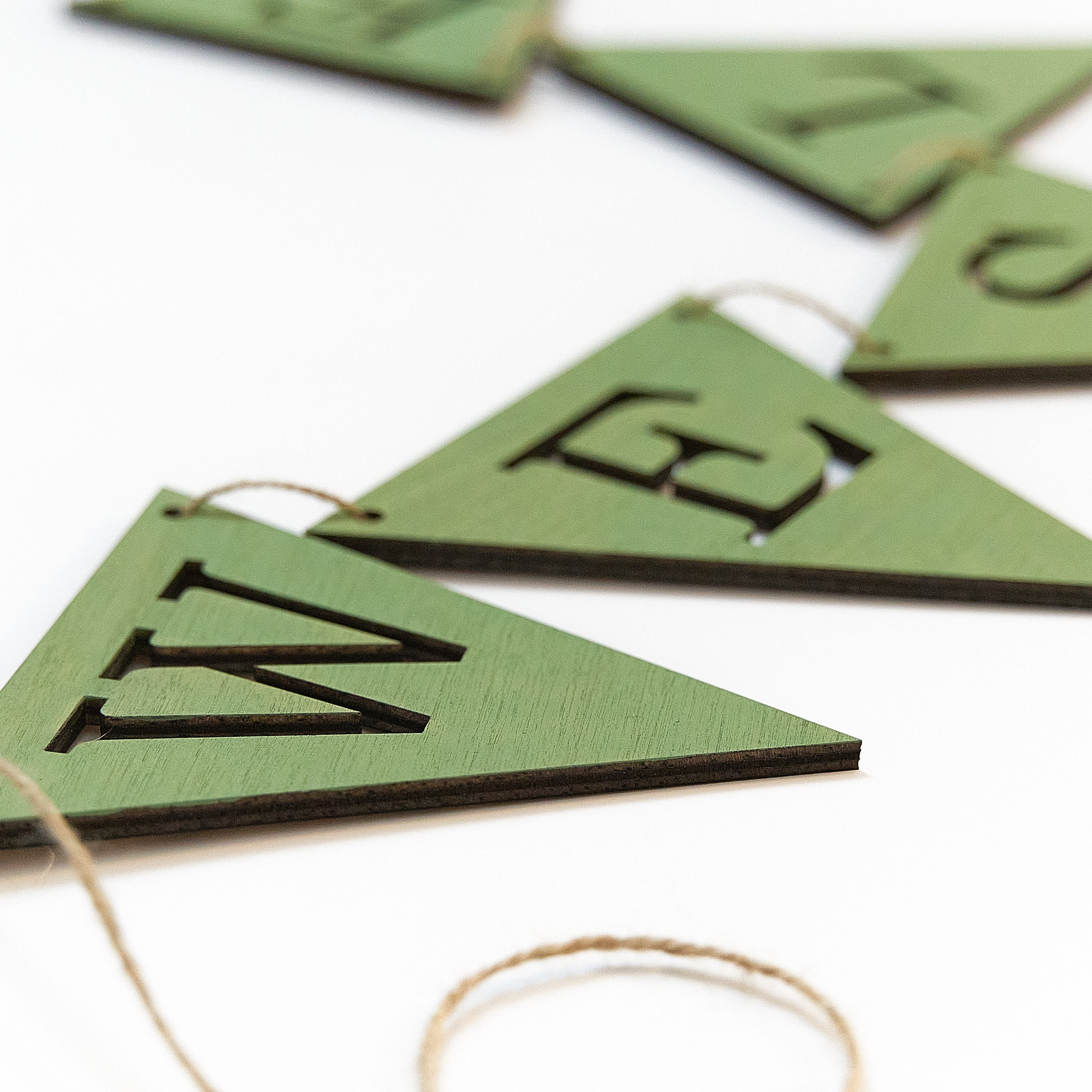 Hand-painted Wood Name Garland Banner for Kids Baby Room / - Etsy