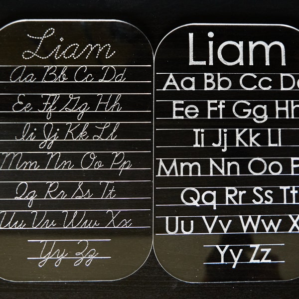 Dry Erase Alphabet - Etsy