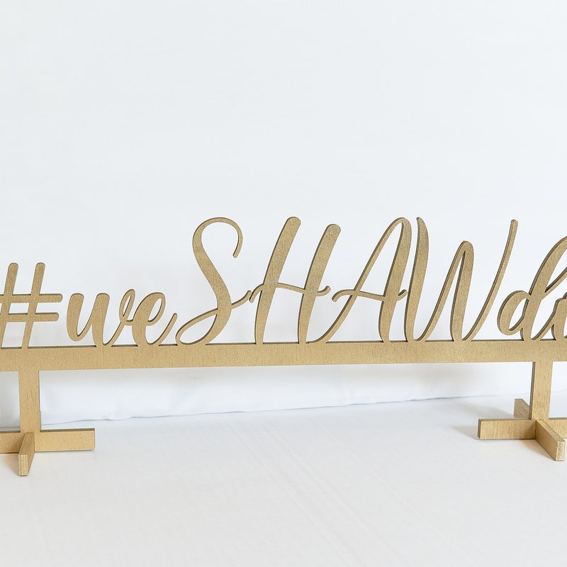 Custom Hashtag Sign - Etsy